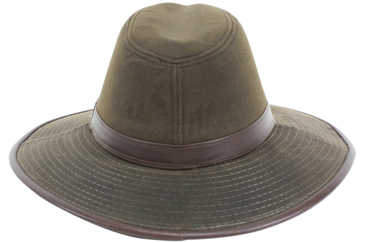 Dorfman Pacific Outdoor Men's Oil Cloth Safari Hat
