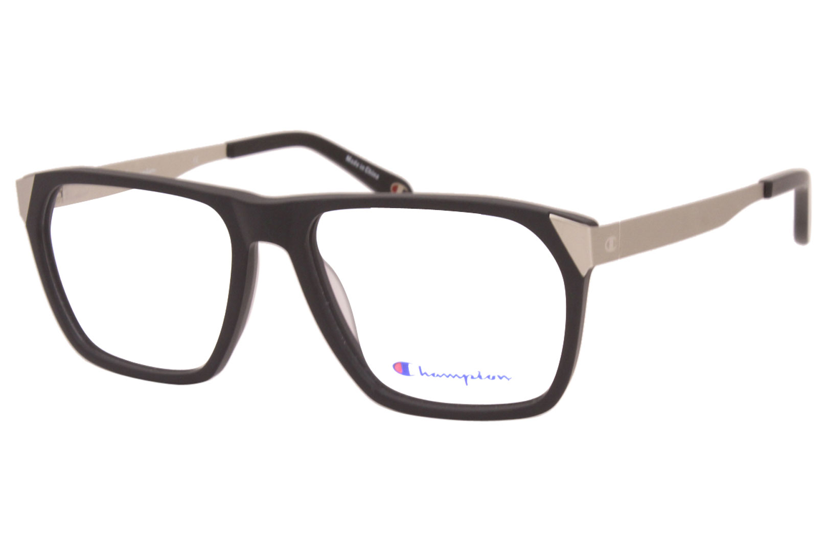 Champion CU2025 Eyeglasses Men's Full Rim Square Optical Frame | JoyLot.com