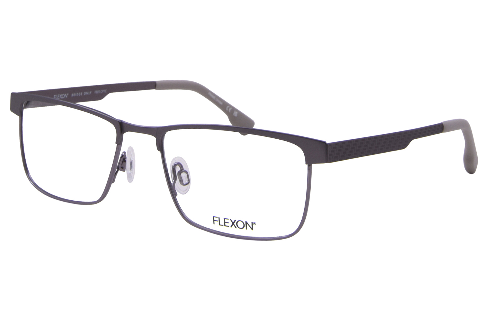 Flexon E1035 033 Eyeglasses Men's Gunmetal Full Rim Rectangle Shape 52 ...