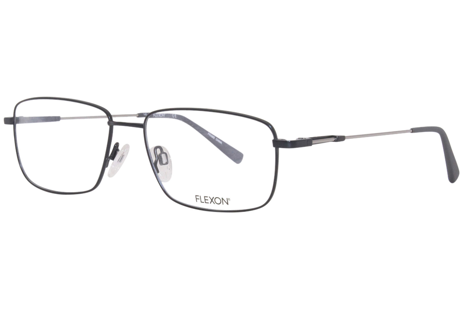 Flexon H6001 413 Eyeglasses Men's Midnight Navy Full Rim Rectangle ...