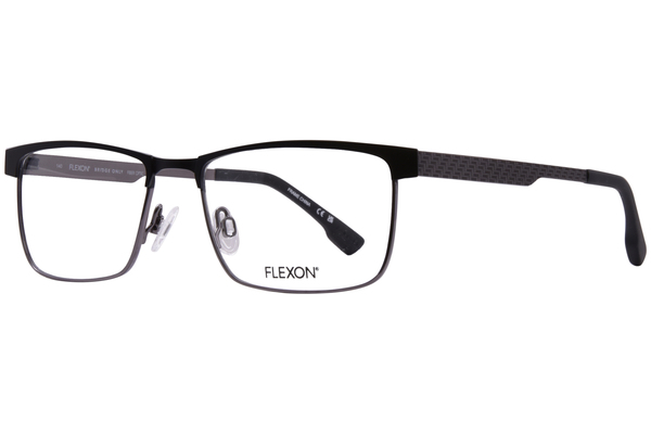 Flexon E1035 033 Eyeglasses Men's Gunmetal Full Rim Rectangle Shape 52 ...