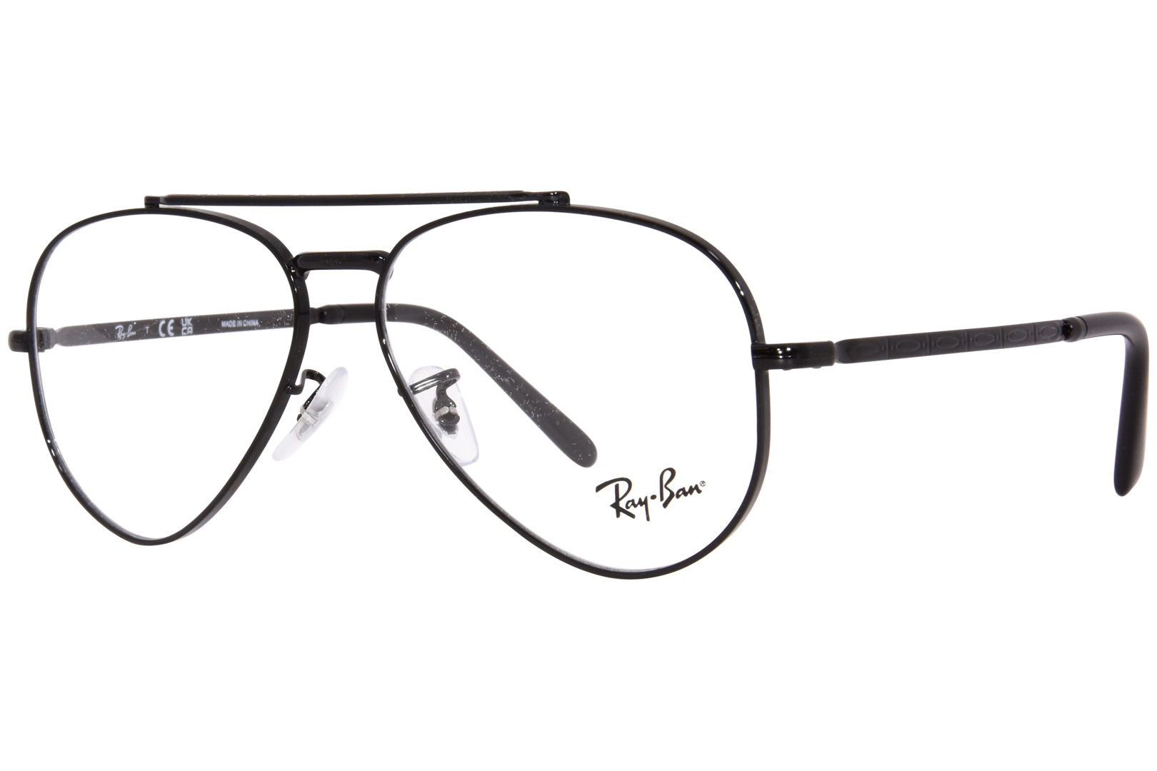 Ray Ban New Aviator RX3625V 2509 Eyeglasses Black Full Rim Aviator 55 ...