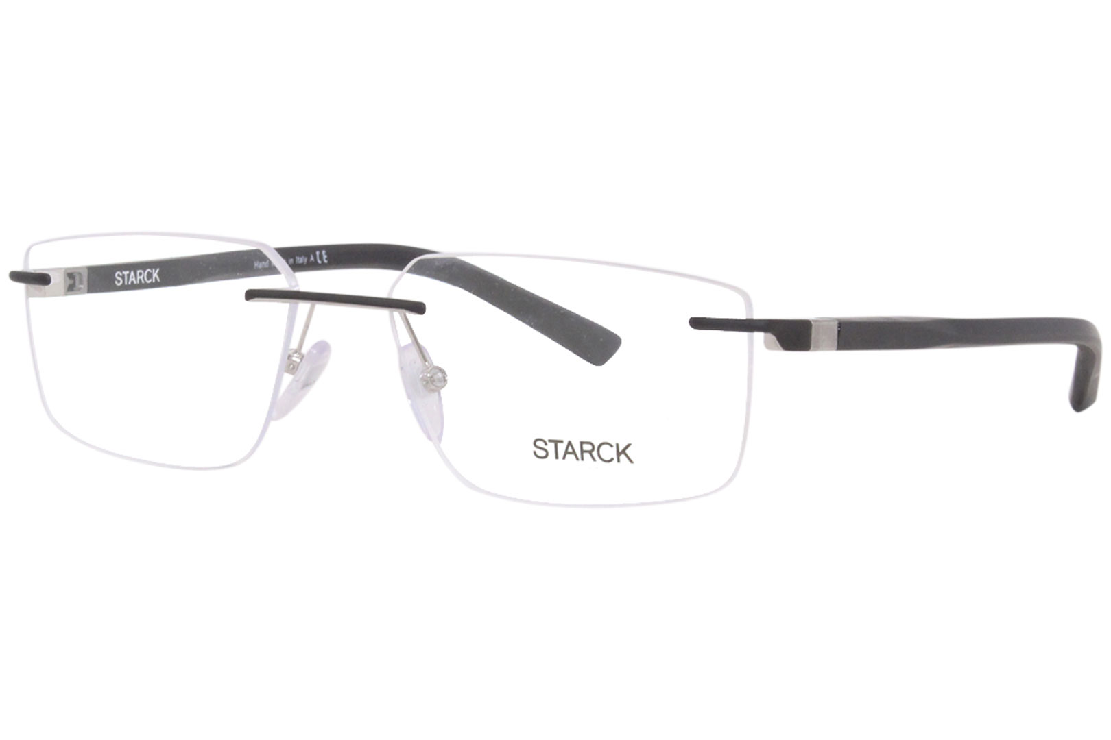 Starck SH2064 Eyeglasses Frame Men's Rimless Rectangular | JoyLot.com
