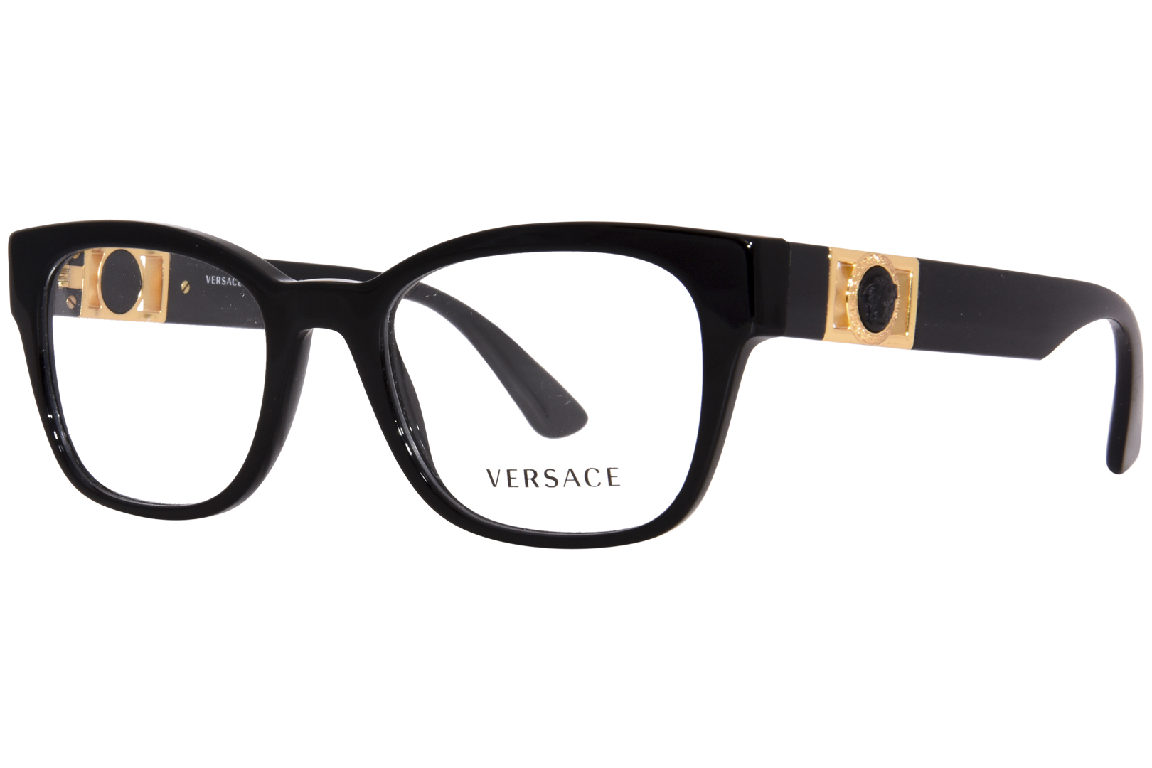 Versace VE3314 593 Eyeglasses Men's Transparent Grey Full Rim 54-20-145 ...