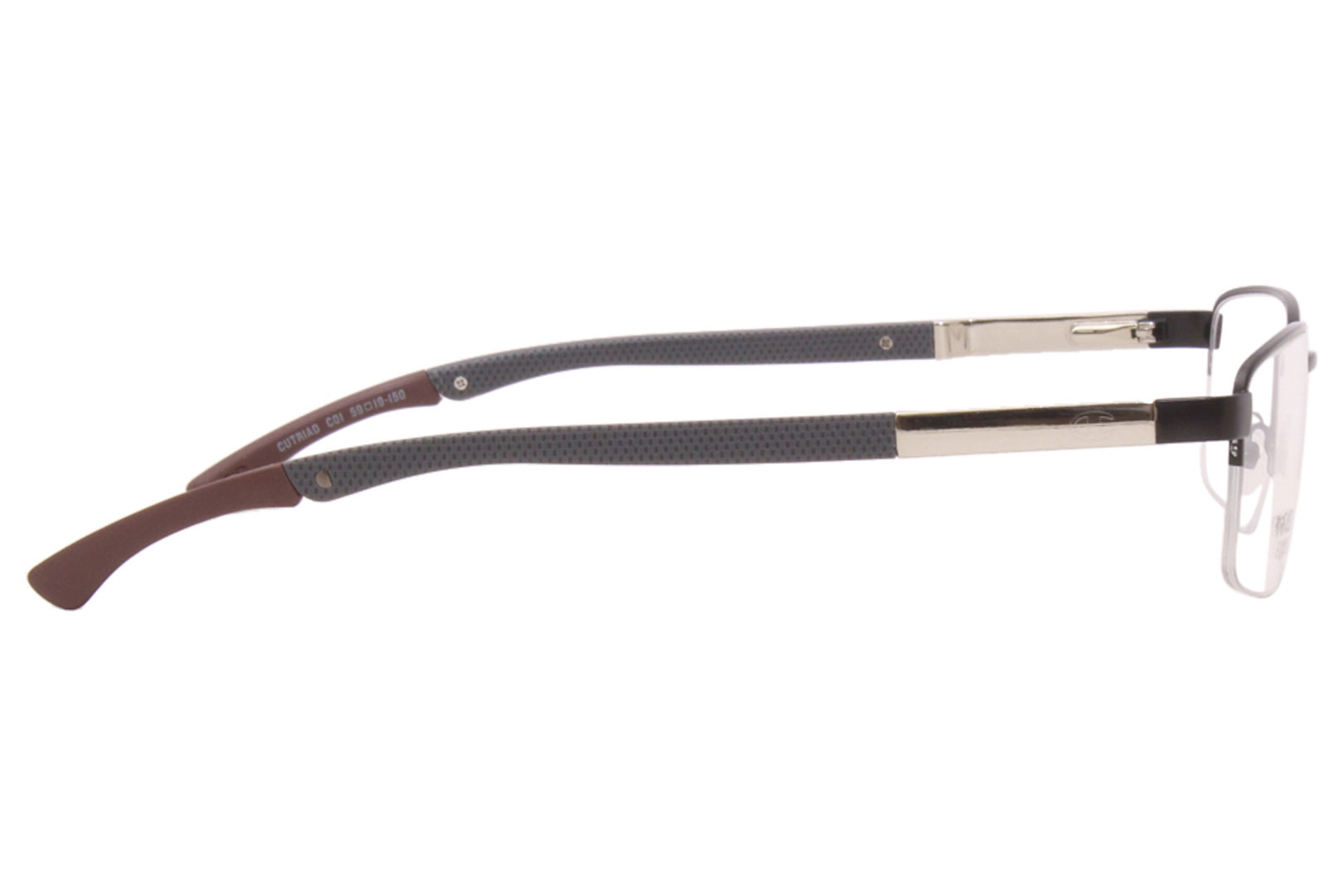 Champion Triad Eyeglasses Men's Semi Rim Rectangular Optical Frame ...