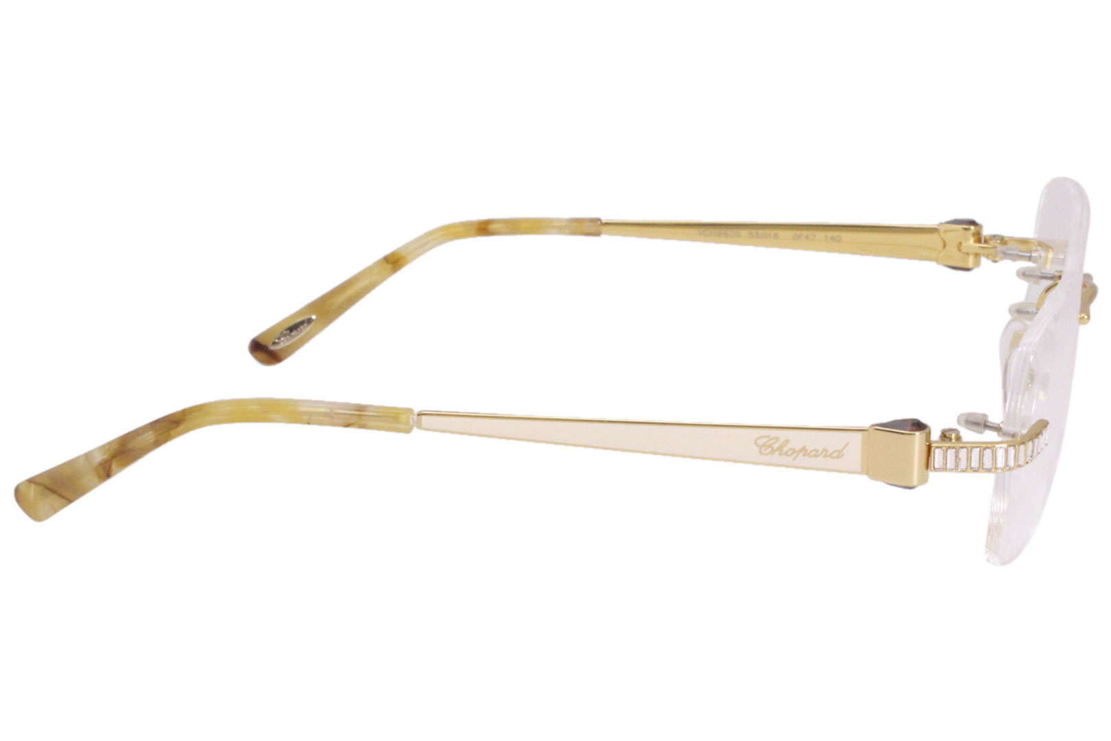 Chopard Women's Eyeglasses VCH960S VCH/960/S Rimless Optical Frame ...