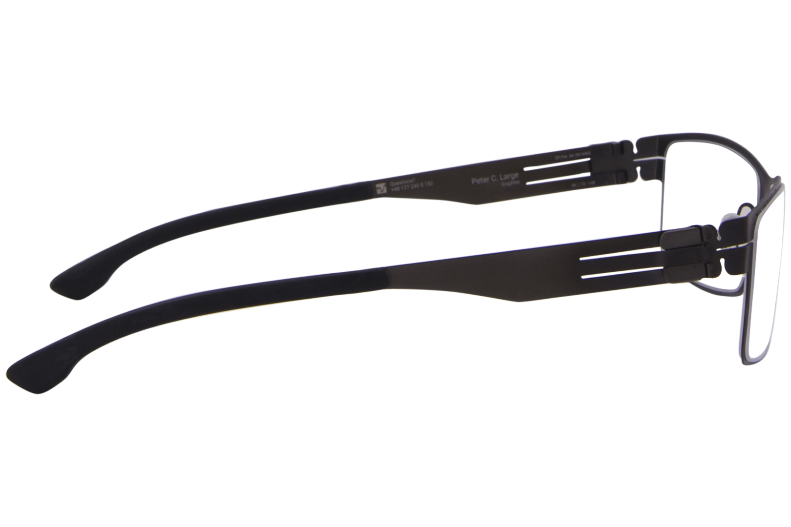 Ic! Berlin Peter-C-Large Eyeglasses Men's Full Rim Square Shape ...
