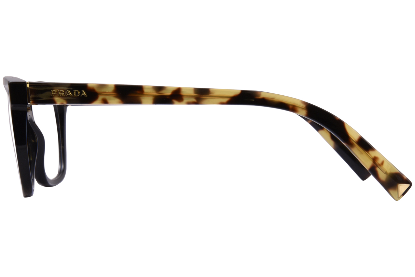 Prada PR 15ZV 3891O1 Eyeglasses Women's Black Full Rim Rectangle Shape ...