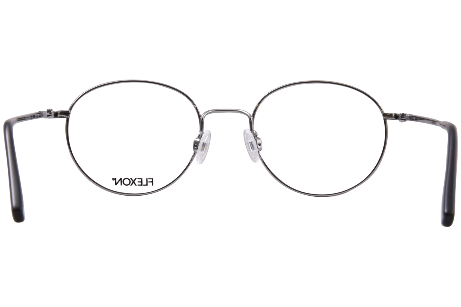 Flexon Edison 600 003 Eyeglasses Men's Gunmetal Full Rim Round Shape 49 ...