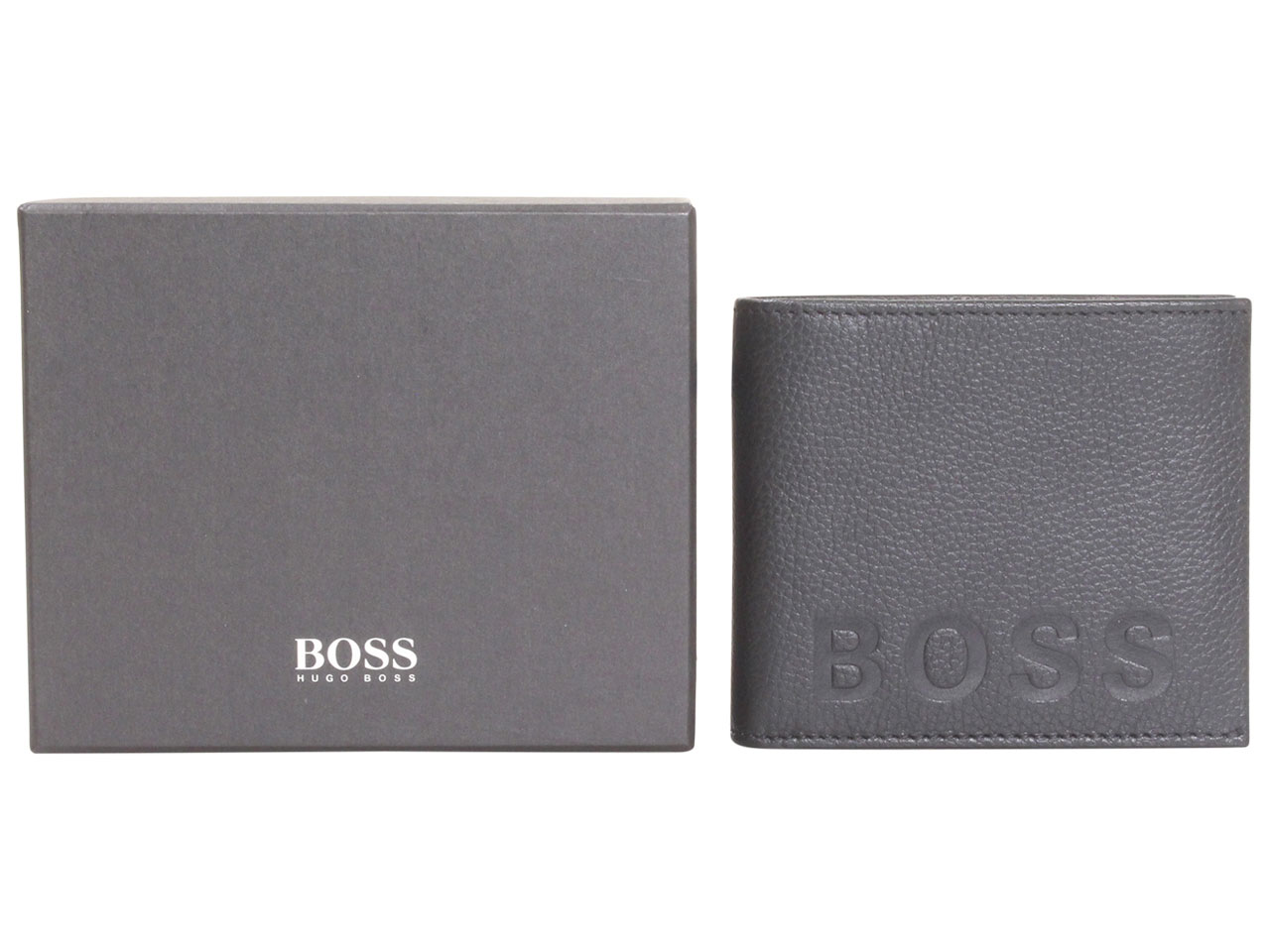 Hugo Boss Men's Bold Wallet Genuine Leather Logo Bi-Fold Snap | JoyLot.com