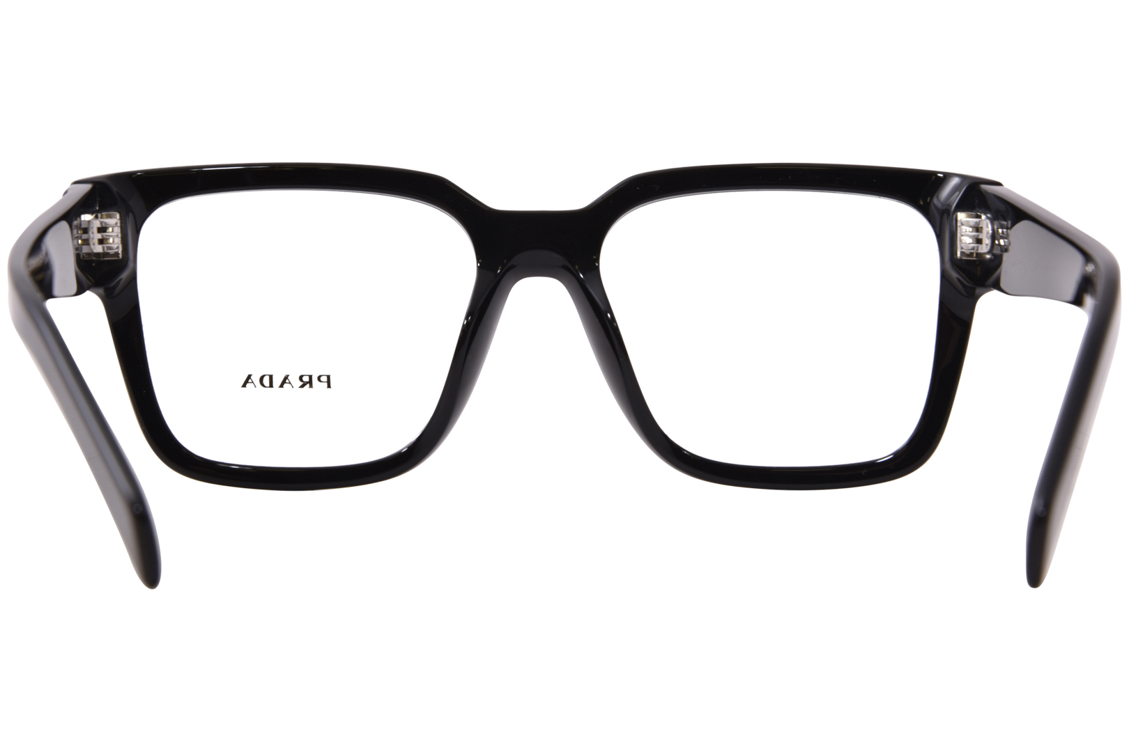 Prada PR-08ZV 1AB1O1 Eyeglasses Men's Black Full Rim Square Shape 54-18 ...