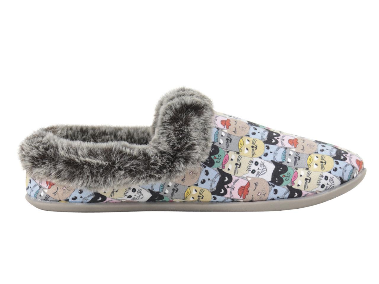 Skechers Women's Bobs Beach Bonfire Scratch Nap Memory Foam Slippers ...