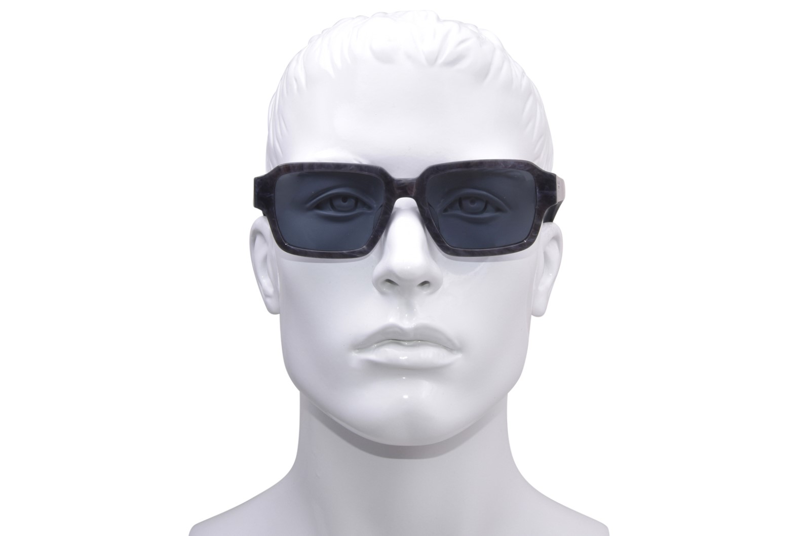 Prada PR-02ZSF 13F07T Sunglasses Men's Graphite Stone/Vintage Blue 54 ...