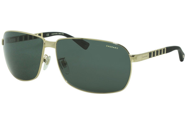 Chopard Sunglasses SCHB34 300P Rose Gold-Black/Green Polarized 64-12 ...