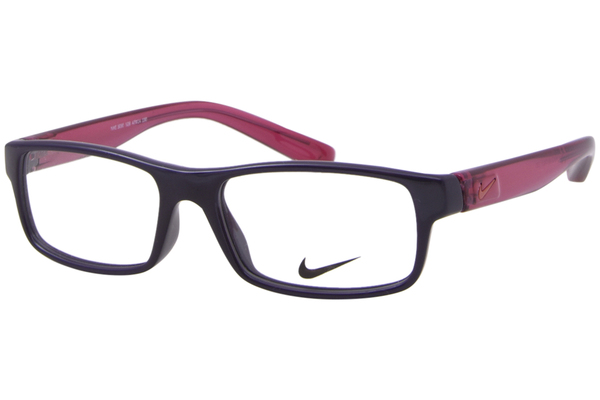 Nike 5090 508 Eyeglasses Youth Kids Grand Purple/Active Fuchsia Full ...