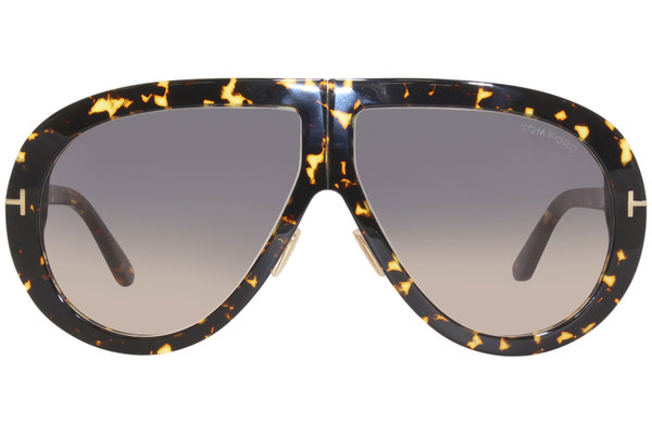 Tom Ford Troy TF836 52E Sunglasses Dark Havana/Brown Pilot 61-10-140 ...